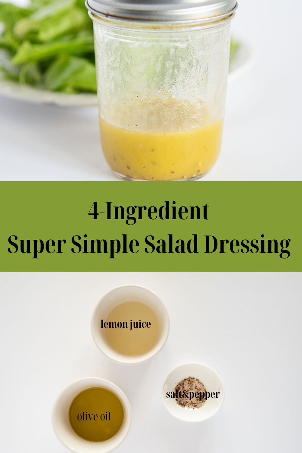 4-ingredient All-purpose Salad Dressing - An Expression Of Food