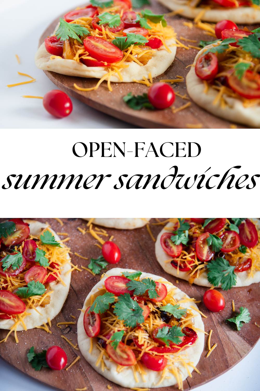 open-faced summer sandwich recipe - An Expression Of Food