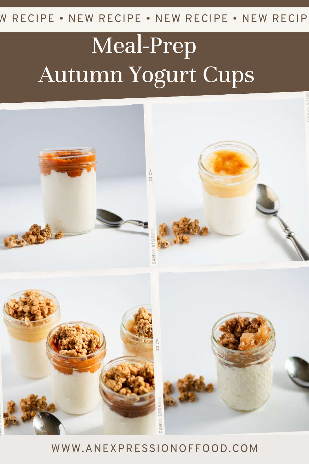 Easy Autumn Inspired Yogurt Cups | Make Ahead Recipe - An Expression Of ...