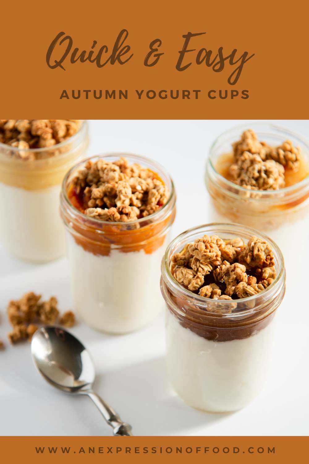 Easy Autumn Inspired Yogurt Cups | Make Ahead Recipe - An Expression Of ...