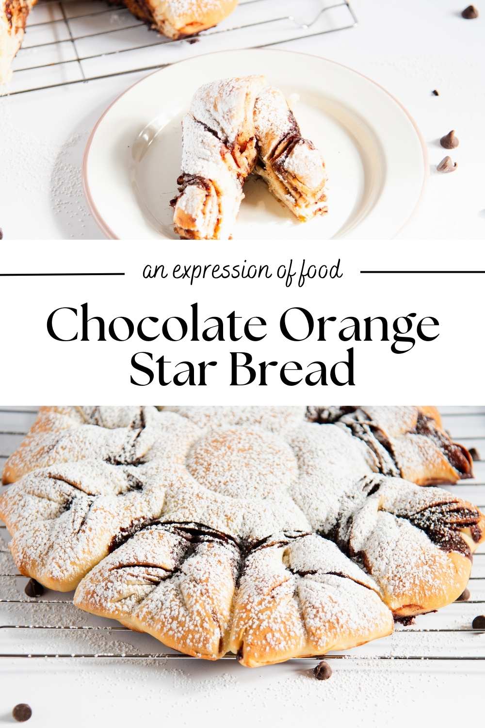 Chocolate Orange Star Bread Recipe - An Expression Of Food