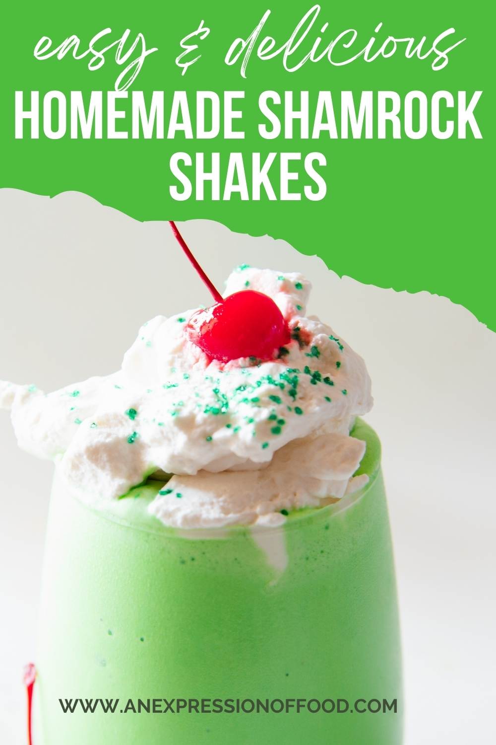 Easy Homemade Shamrock Shake Recipe - An Expression Of Food
