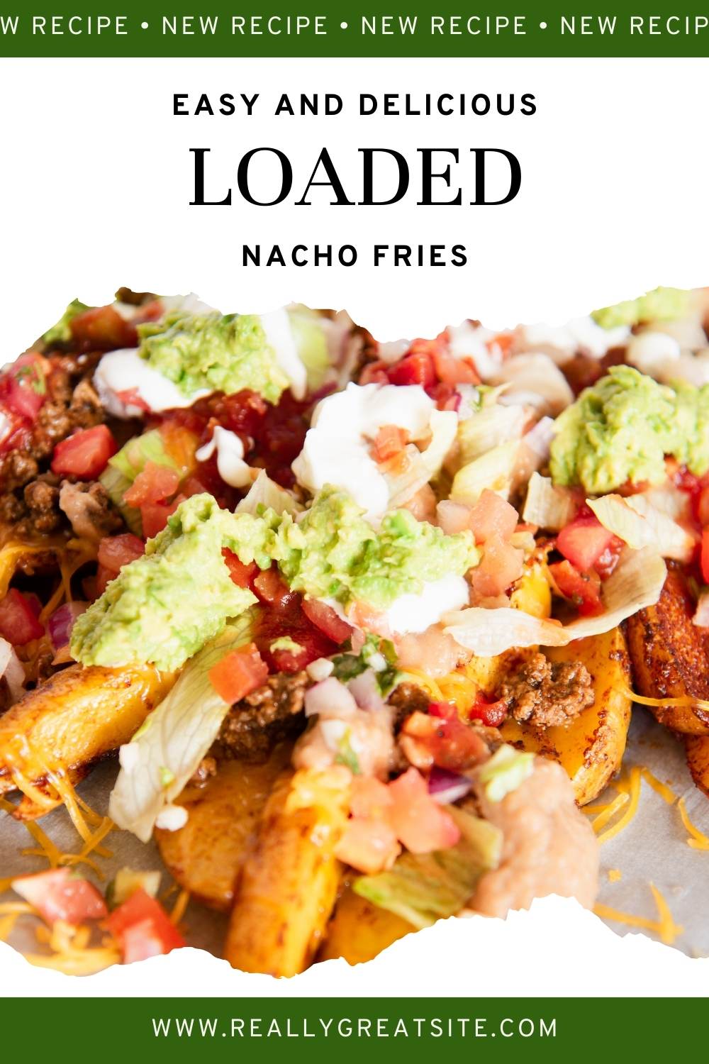 Loaded Nacho Fries | Super Easy Recipe! - An Expression Of Food