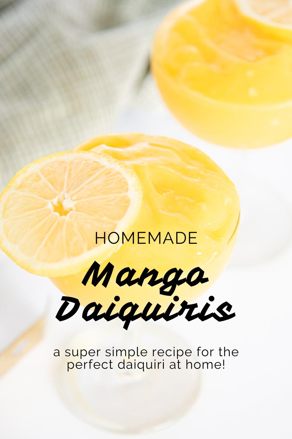 Easy Frozen Mango Daiquiri Recipe - An Expression Of Food
