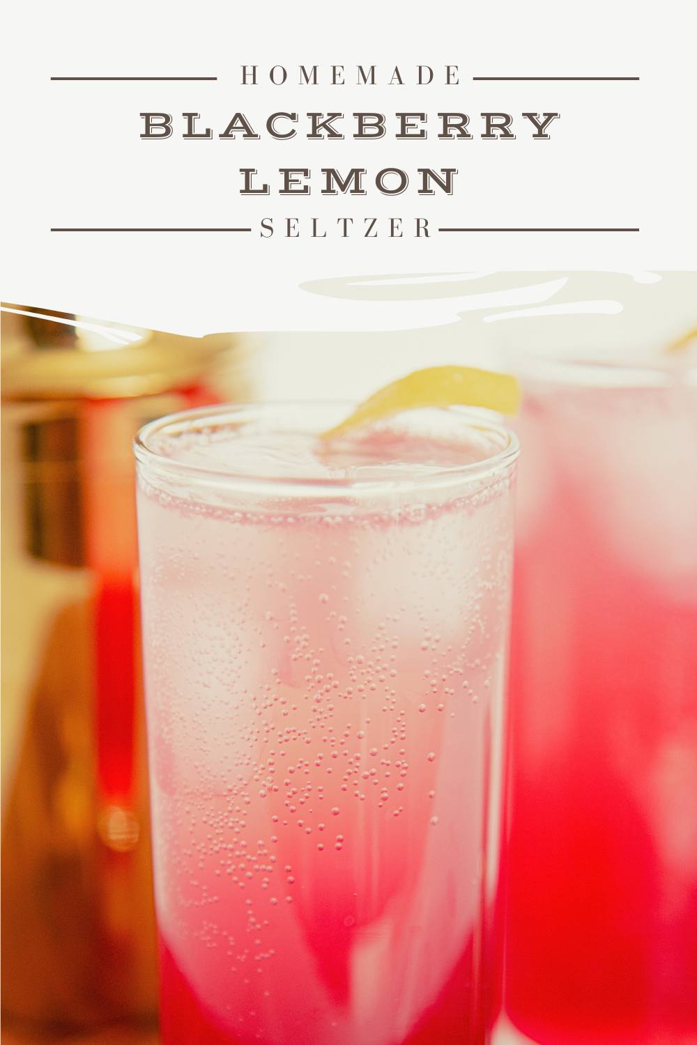Blackberry Lemon Hard Seltzer Recipe - An Expression Of Food