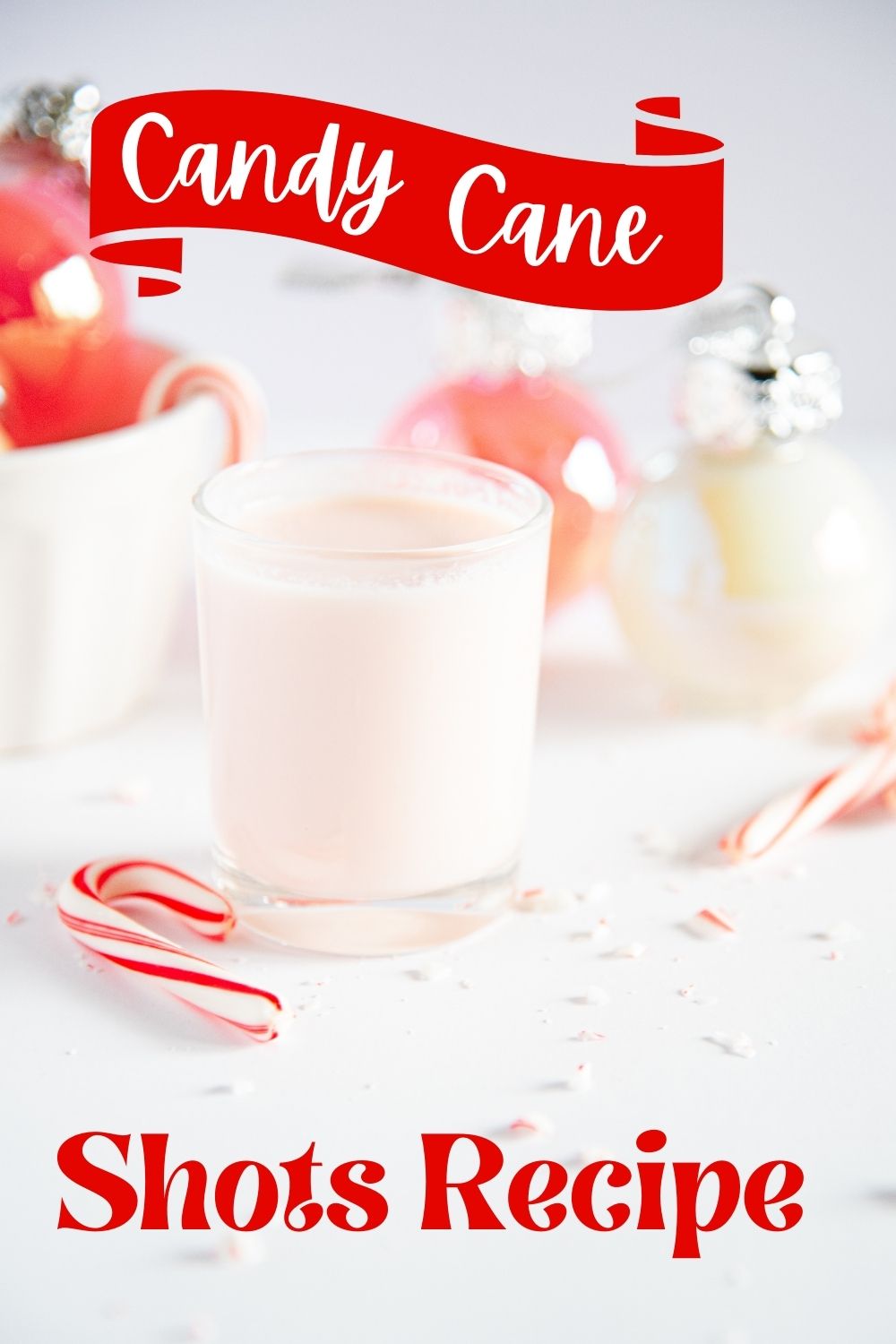 Candy Cane Christmas Shots | with homemade peppermint vodka! - An ...
