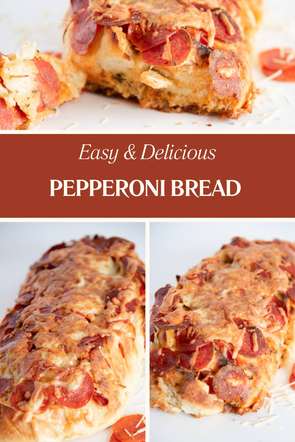 Pepperoni Stuffed Cheesy Bread | with garlic butter - An Expression Of Food