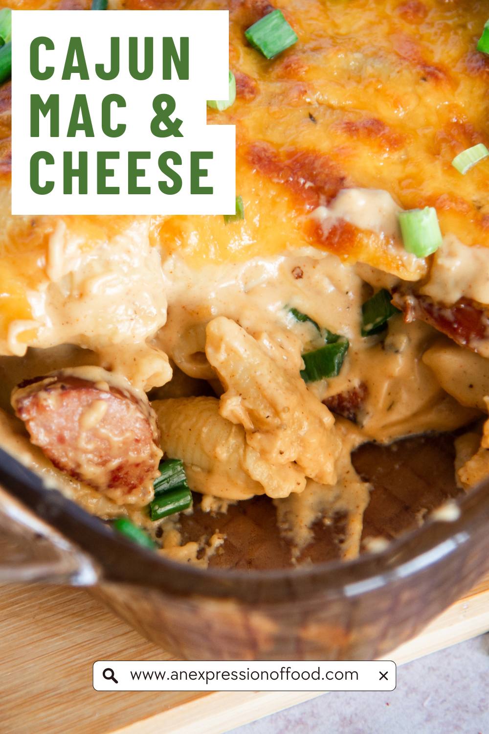 Easy Cajun Mac & Cheese with Kielbasa - An Expression Of Food