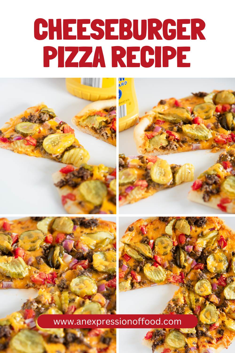 Homemade Cheeseburger Pizza Recipe - An Expression Of Food