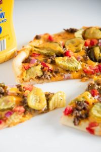 Homemade Cheeseburger Pizza Recipe - An Expression Of Food