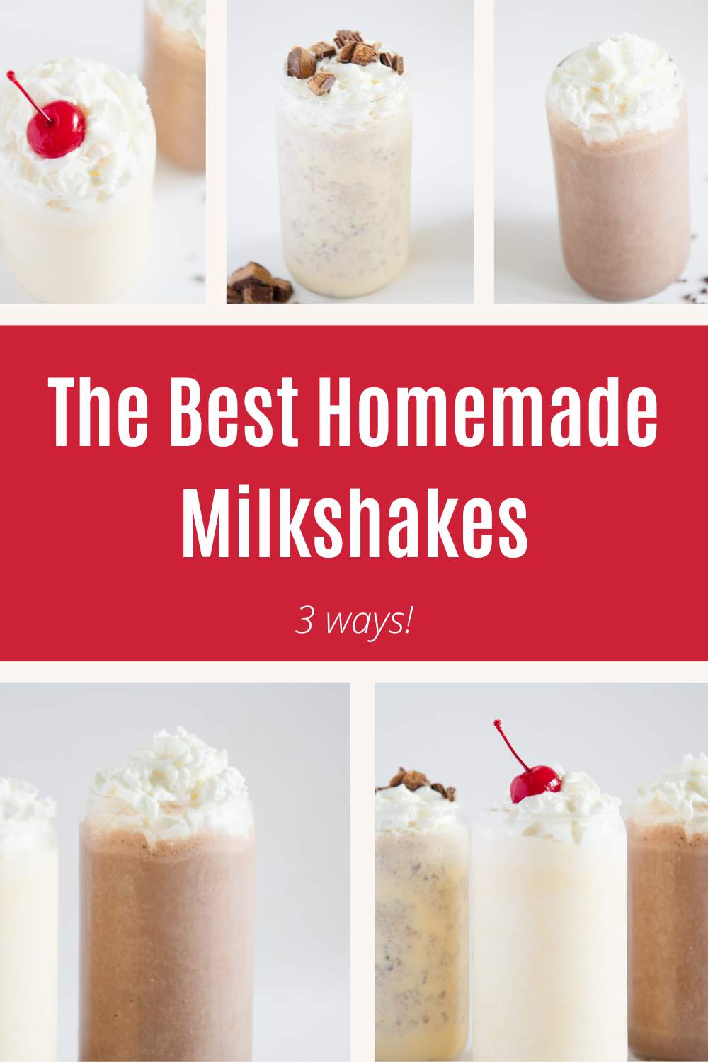 Homemade Milkshakes (3 easy milkshake recipes) - An Expression Of Food